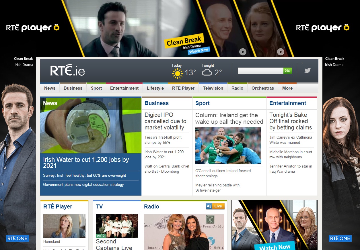RTÉ Delivers Rich Media First for Autumn Schedule | AdWorld.ie