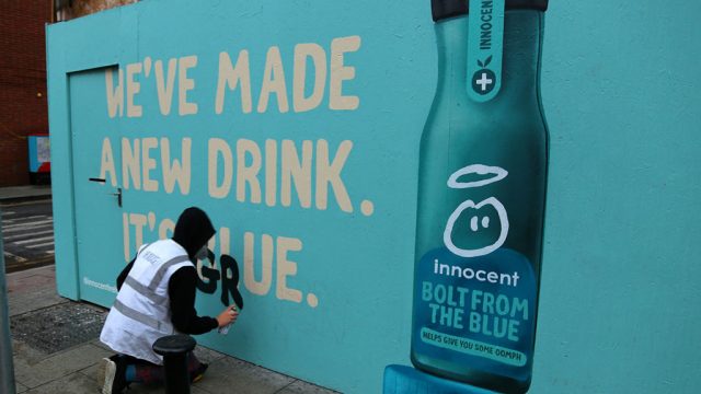 Kinetic Delivers a Splash of OOH Colour for innocent | AdWorld.ie