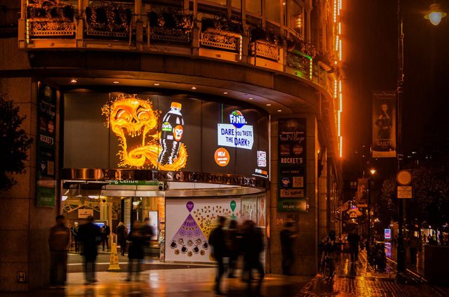 Fanta Turns to the Dark Side for OOH Campaign | AdWorld.ie