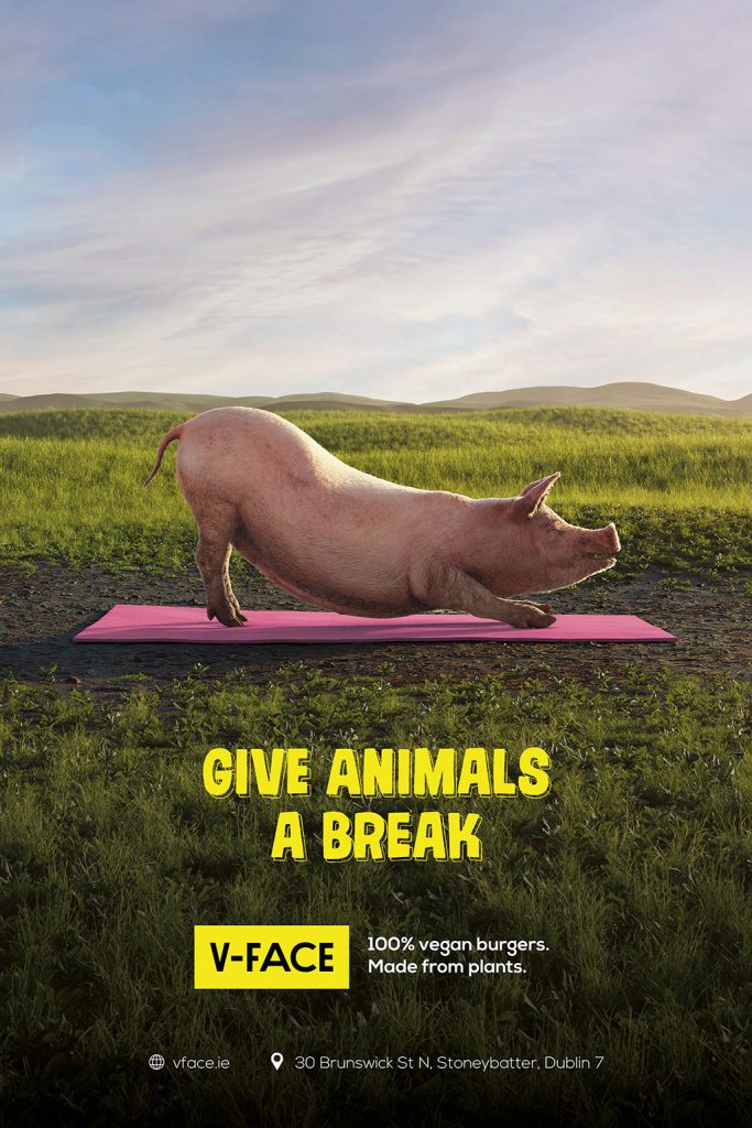 V-Face Gives Animals a Break in New Veganaury Advertising Campaign ...