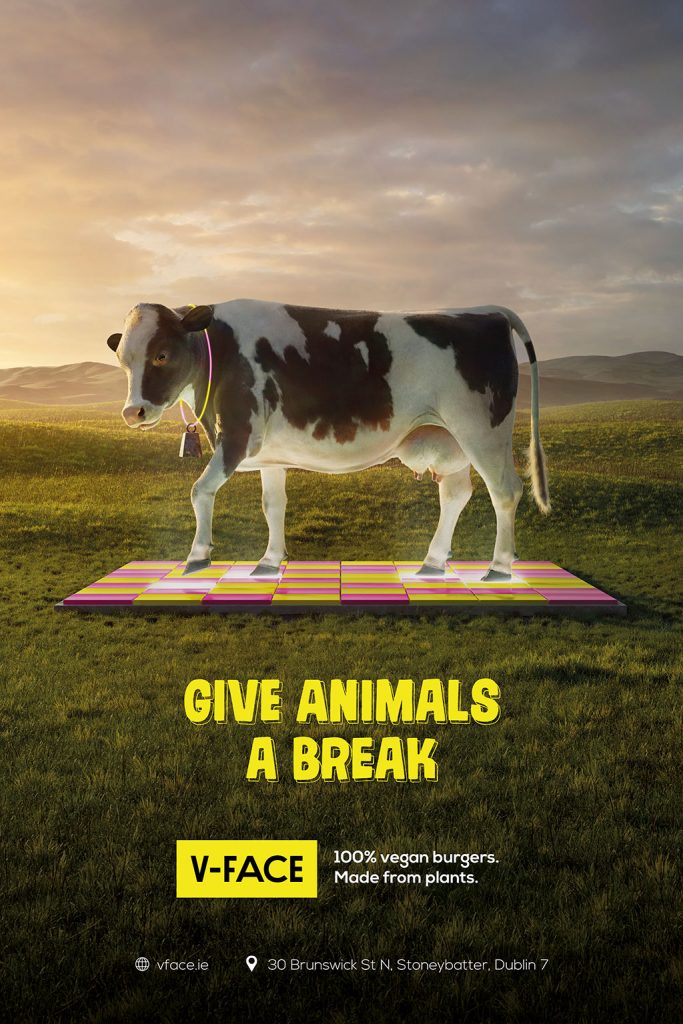 V-Face Gives Animals a Break in New Veganaury Advertising Campaign ...