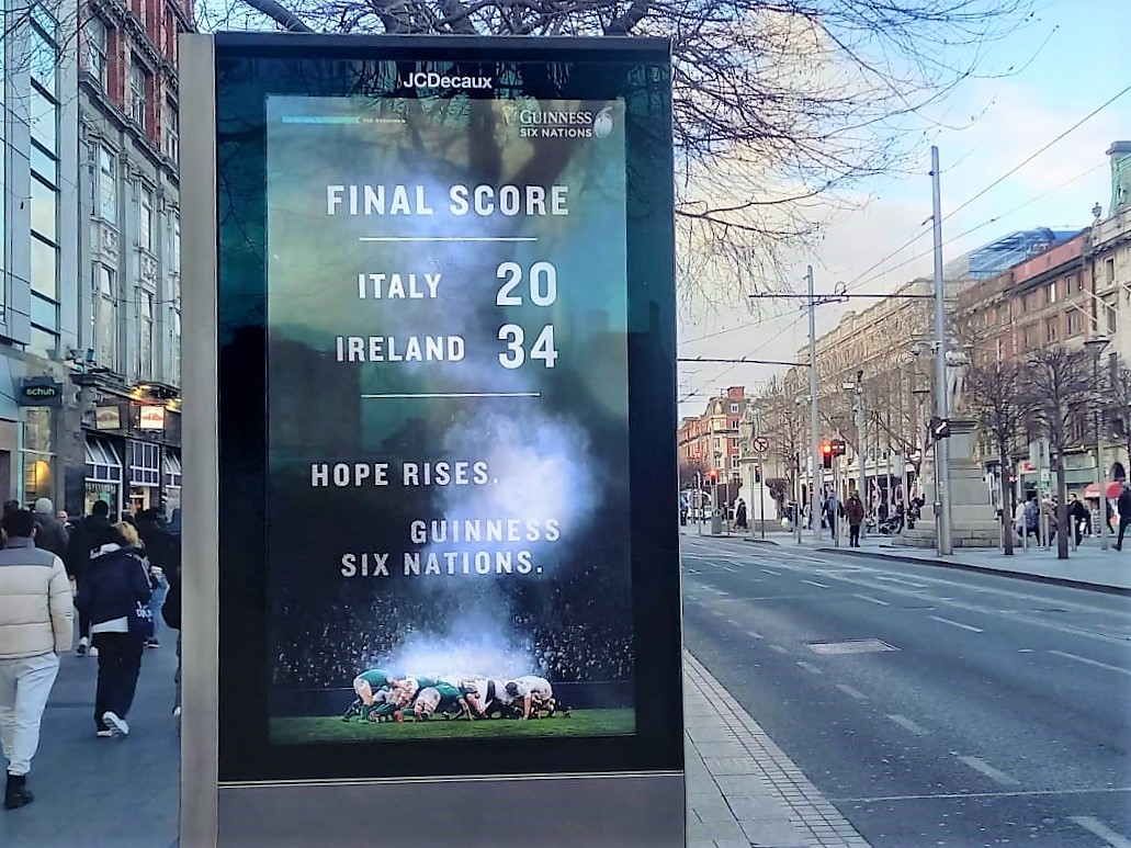 OUT \ LOOK Guinness Six Nations Scores with The Dynamic Difference ...