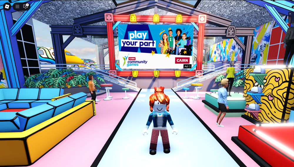 Javelin Using Roblox to Spread Cairn Community Games Message | AdWorld.ie