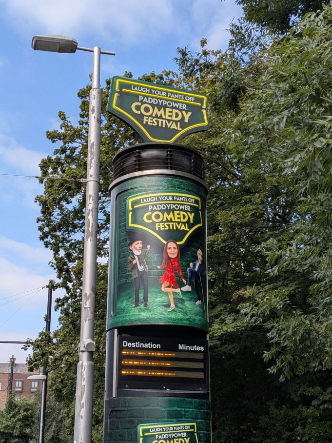Out \ Look: Paddy Power Takes the Mic (and the Tram) for Comedy ...